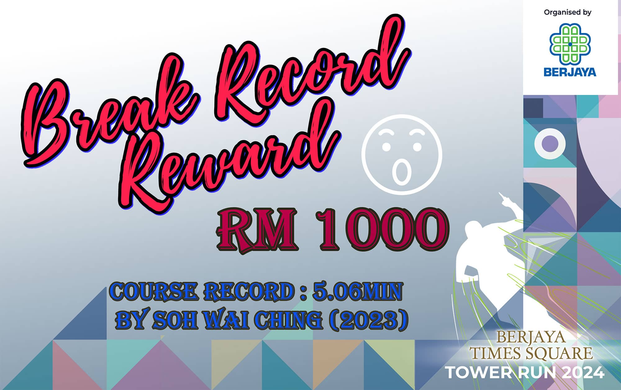 Berjaya Times Square Tower Run 2024 - Running Kaki Malaysia
